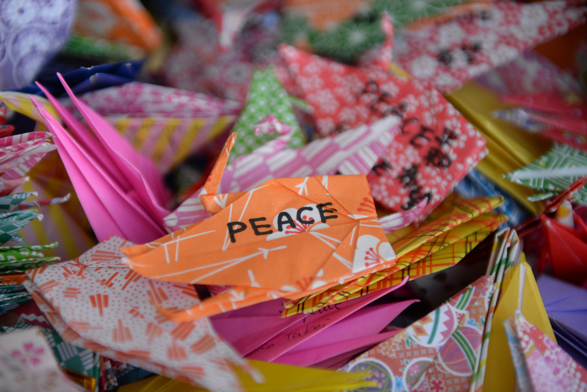 Folding Origami Cranes Of Peace At Pearl Harbor - A Fun And Free Activ